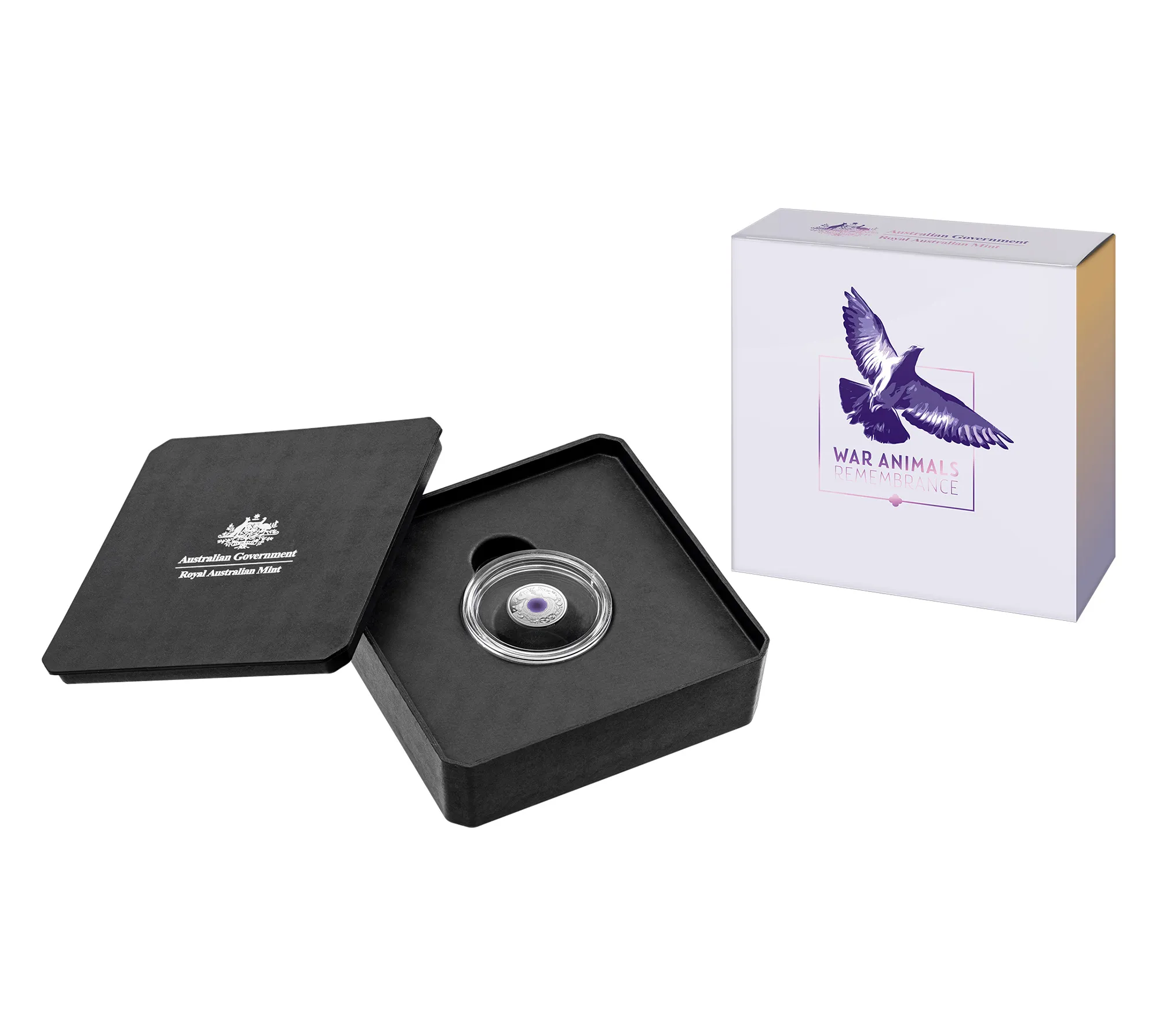 $2 Purple Poppy Animals Remembrance Coin from Royal Australian Mint
