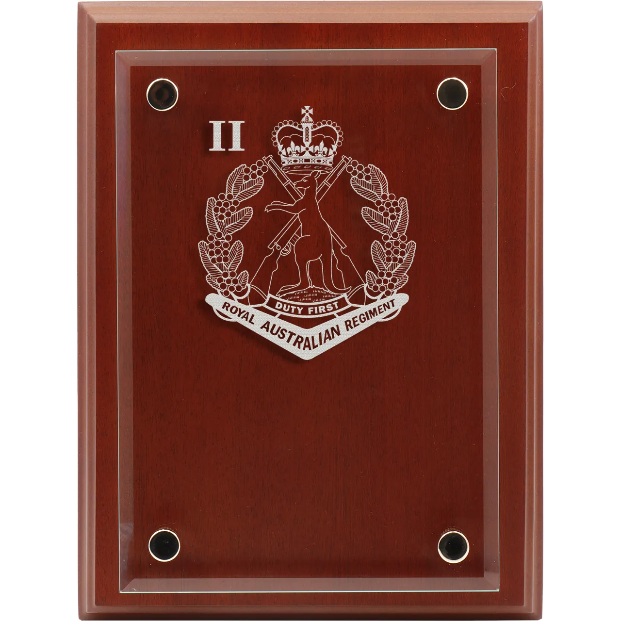 2nd Battalion, RAR Delta Floating Glass Award | Engraved Plaque ...