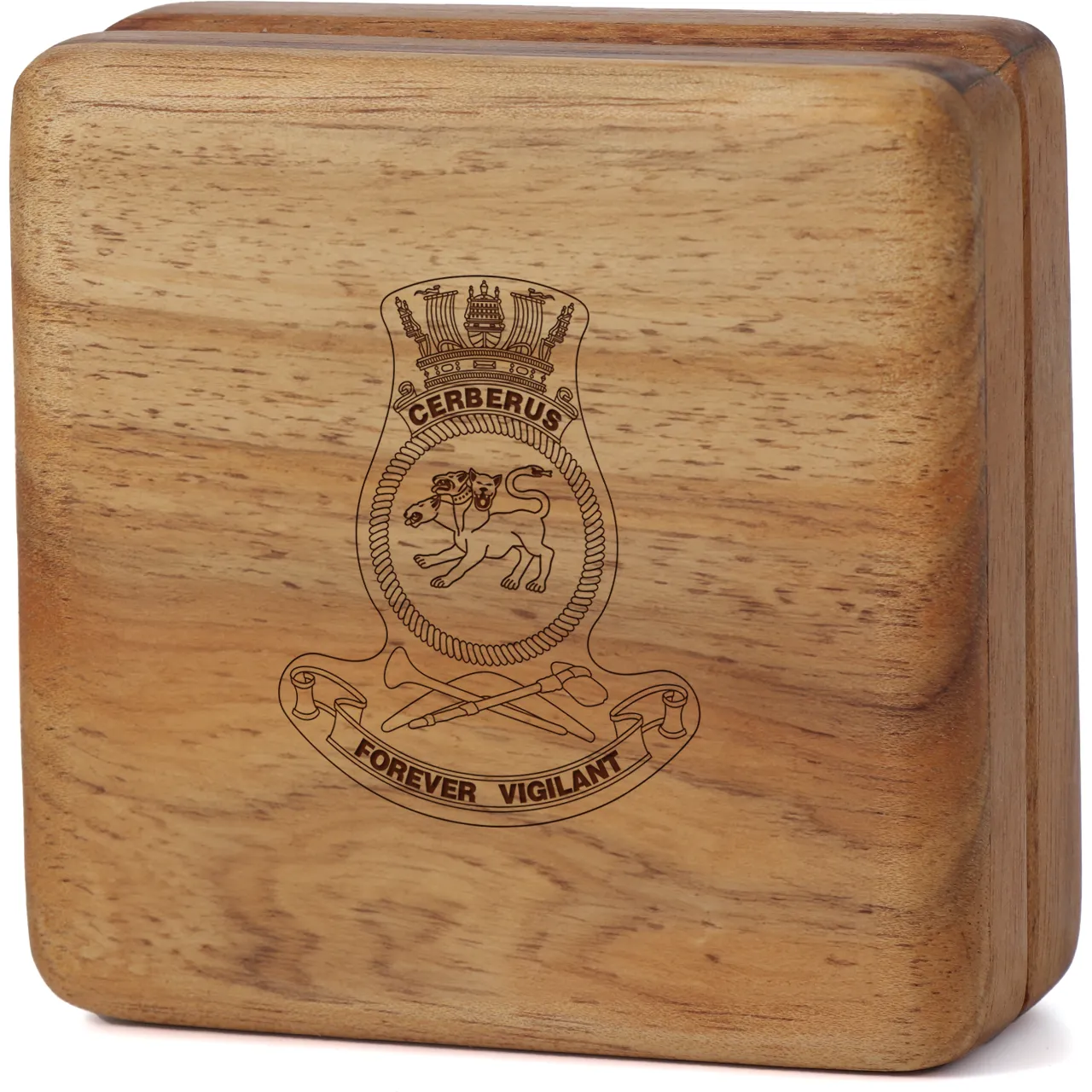 HMAS Cerberus Tasmanian Blackwood Keepsake Box | Presentation Gifts ...